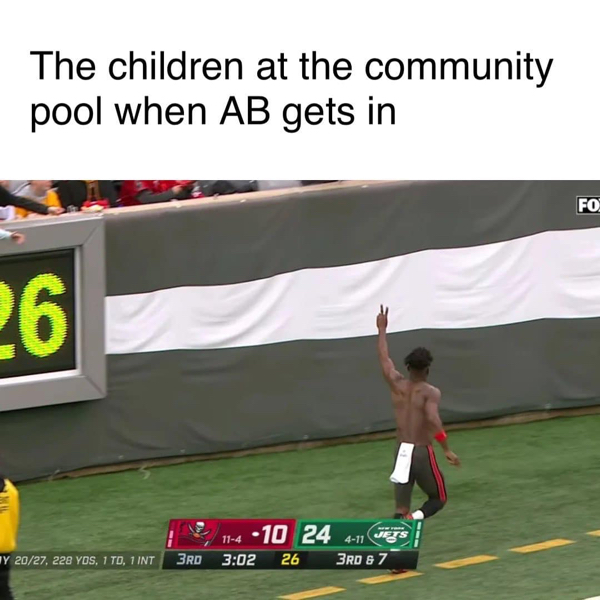 Unlike AB at the pool, you have to see Week 4 leather bound NFL memes