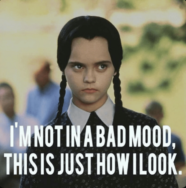 God Onsdag Addams Meme The Woeful Wisdom Of Wednesday Addams