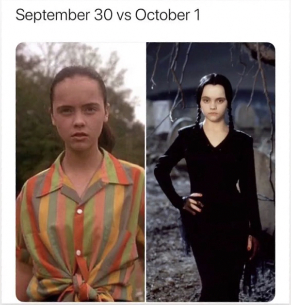 Wednesday Addams Summer Meme