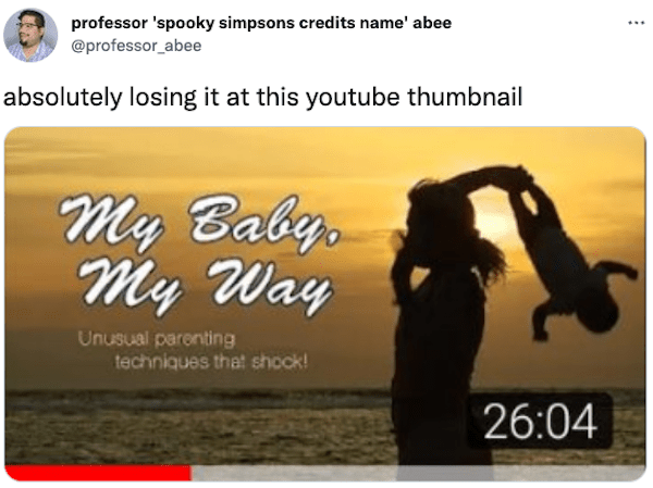 The funniest and most ridiculous thumbnails from around the internet
