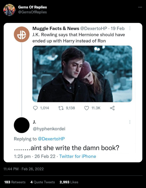 Oh, that's a *deep* burn right there