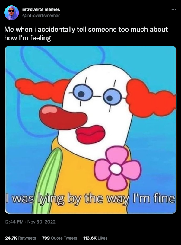 Introvert memes to disappear into the couch with