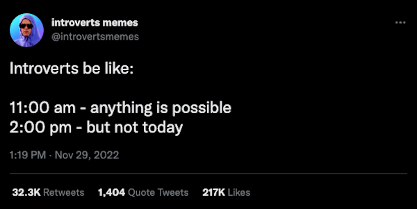 Introvert memes to disappear into the couch with