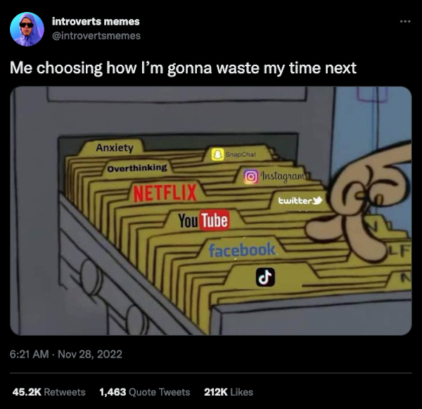 Introvert memes to disappear into the couch with