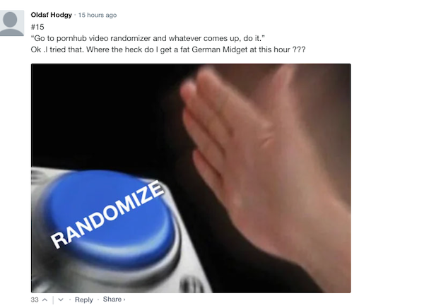 Top Comments on theCHIVE are were genius, comedy, and insanity collide