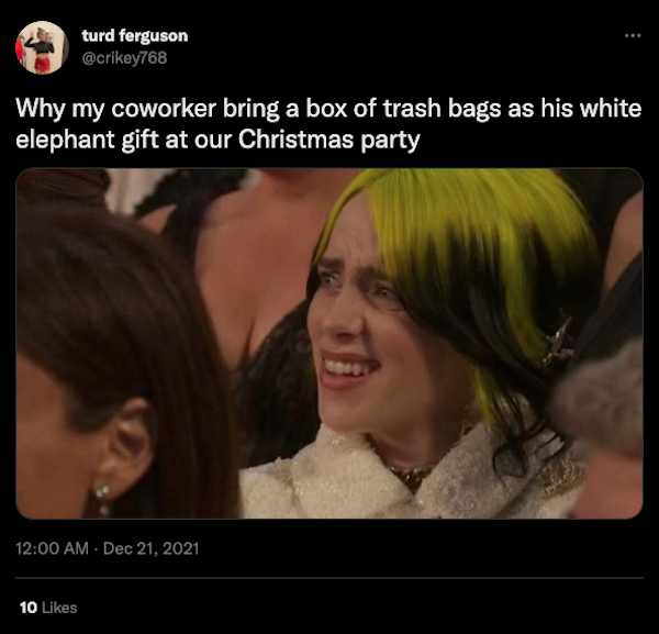 Can we all admit the workplace Secret Santa game blows?