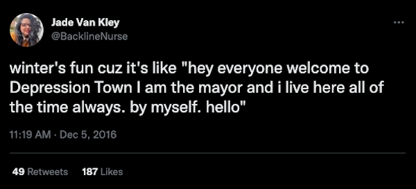These Winter Tweets are feeling... A bit *too* relatable