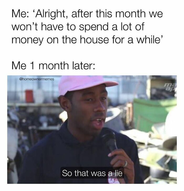 Homeowner jokes that you don't need approval from the HOA for