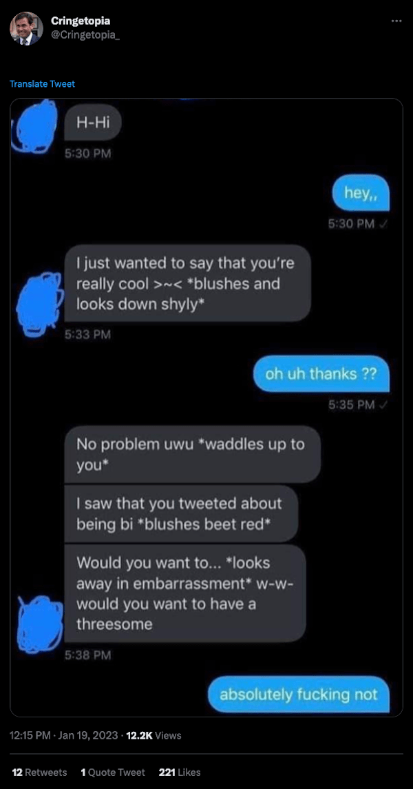 "Cringetopia" is real, and we advise you to proceed with caution