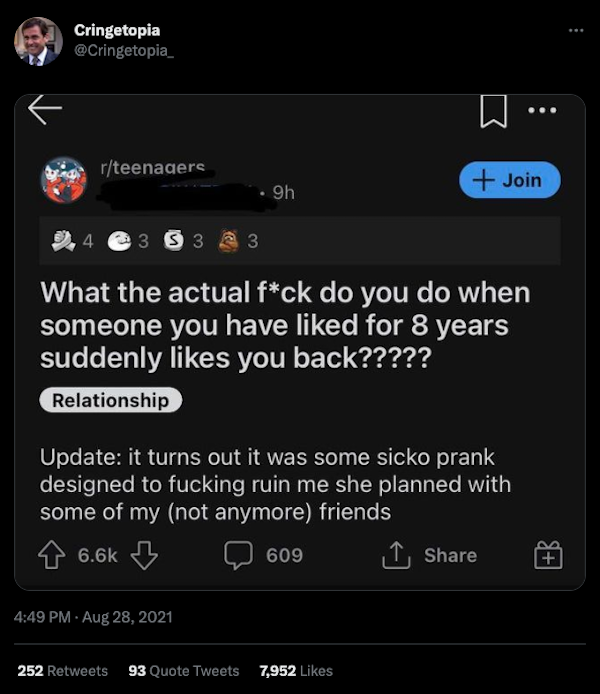 "Cringetopia" is real, and we advise you to proceed with caution