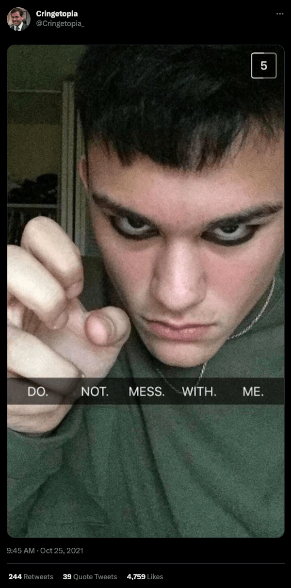 "Cringetopia" is real, and we advise you to proceed with caution