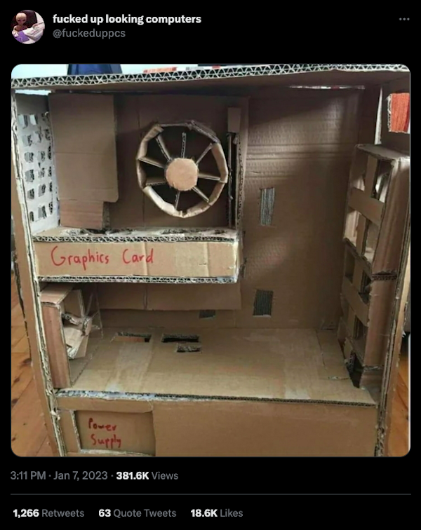 Cursed computers are brains are having trouble processing.