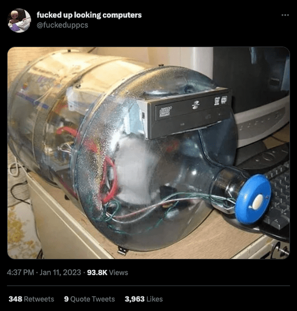 Cursed computers are brains are having trouble processing.