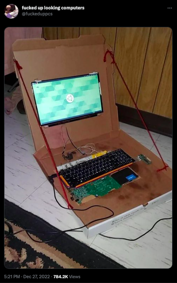 Cursed computers are brains are having trouble processing.