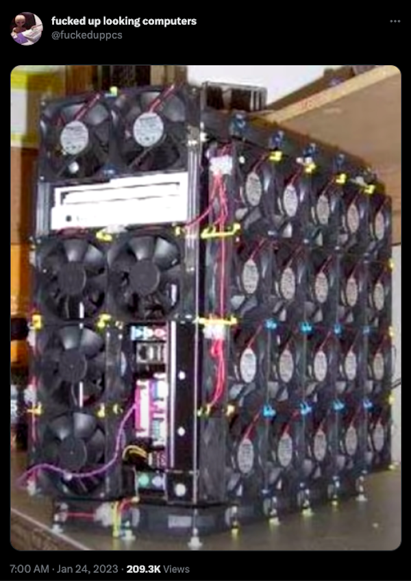 Cursed computers are brains are having trouble processing.