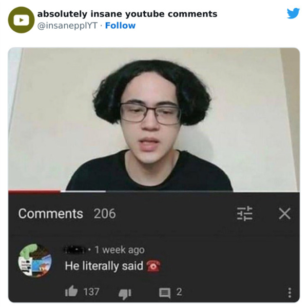 YouTube comments that completely made the videos