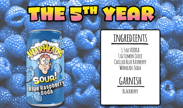 We got tipsy on Warheads soda and alcohol