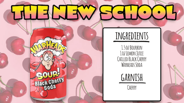 We got tipsy on Warheads soda and alcohol