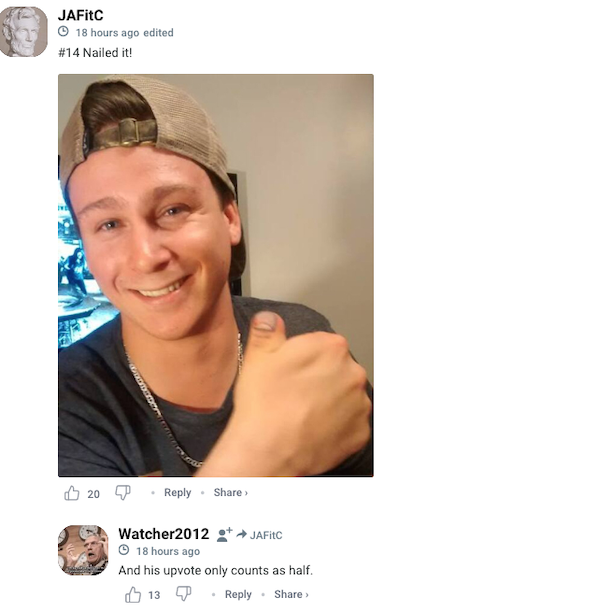 Top Comments are the best prize on the web...or so a wise man told me