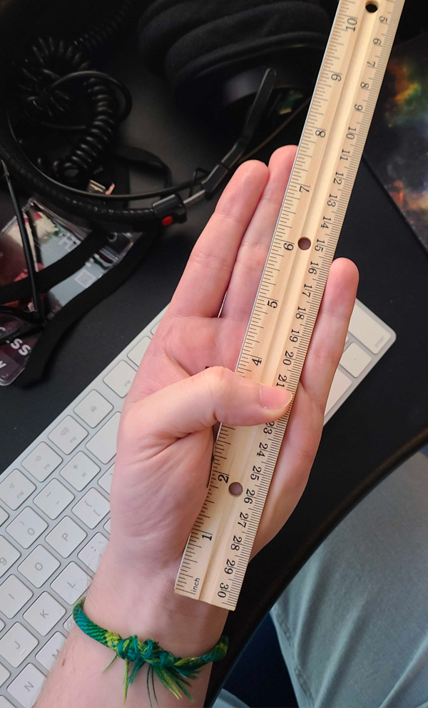 The Average Hand Size results are in! Thanks, NASA!