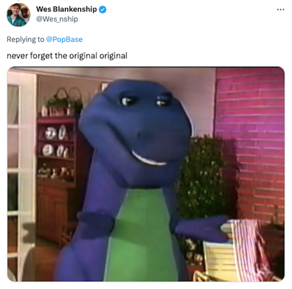 Millennials are FREAKING OUT over Barney's 2023 makeover