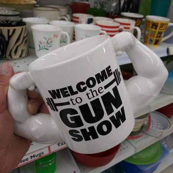 Mugs suitable for any beverage but built for laughs