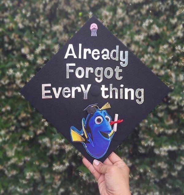 These creative graduation caps get an A+
