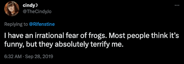 Adults share their biggest irrational childhood fears