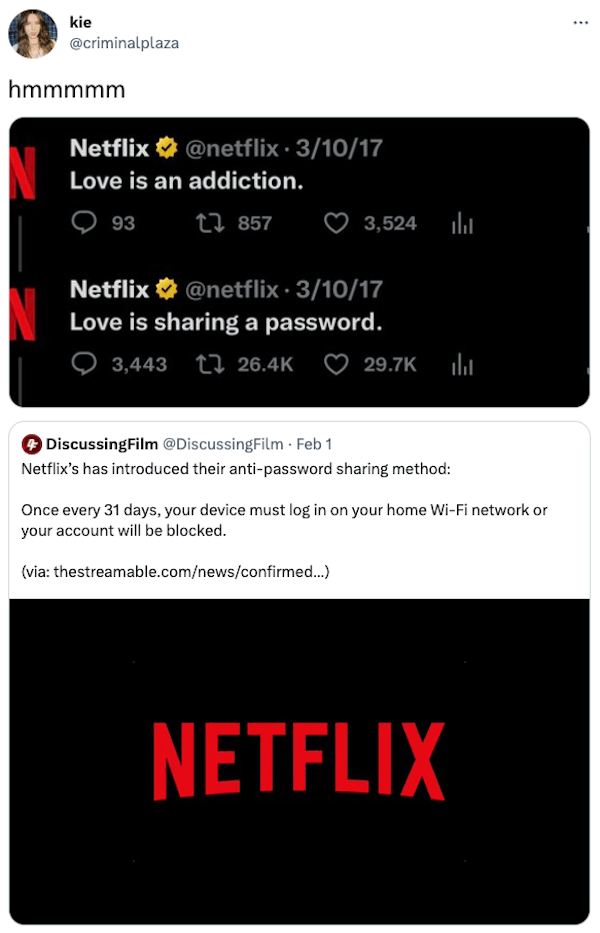 People are ROASTING Netflix after they announce idiotic password rules
