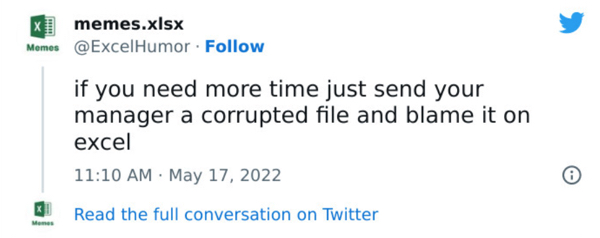 Excel-ent jokes about Microsoft Office
