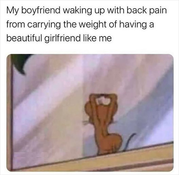 These boyfriend memes are wholesome... And *maybe* a bit clingy