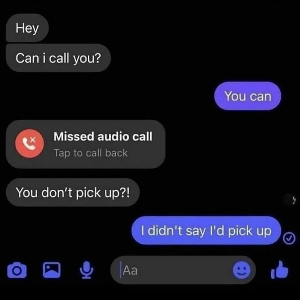 Antisocial memes that you don't have to call back