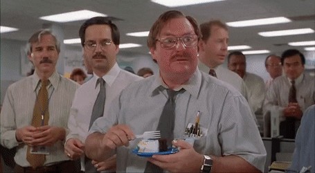 Office Space Milton Meme Cake