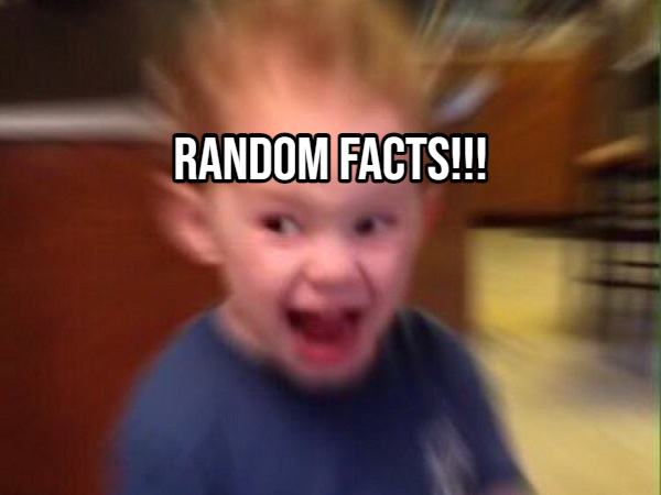 We Love a Good Random Fact