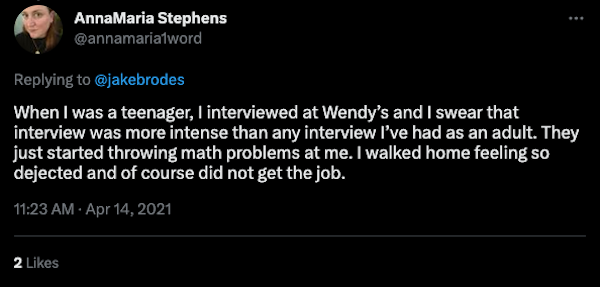 Job hunting is clearly everyone's favorite pastime...