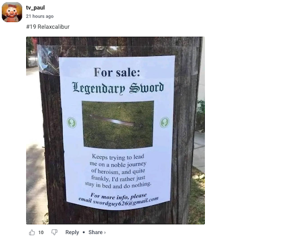 Funny comments found deep in the best threads on the internet