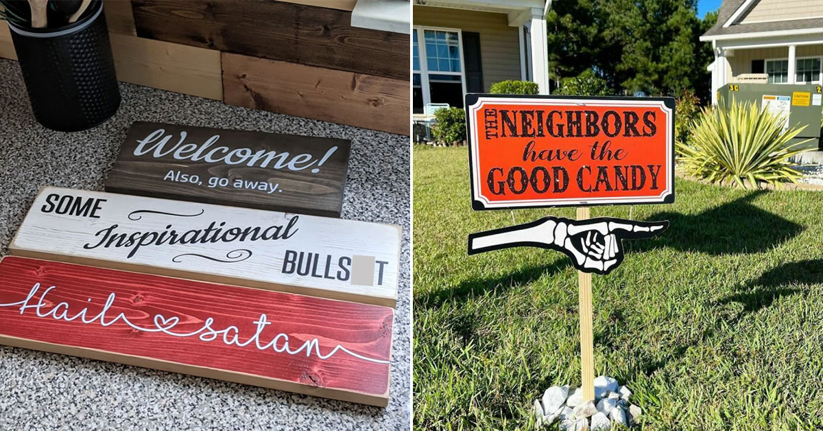 Hilarious home decor that has us cracking up