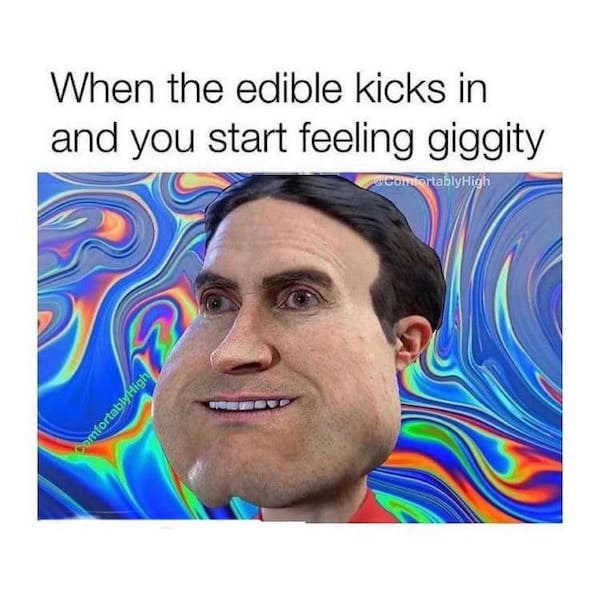 Your eyes are probably red if you're looking at these baked memes