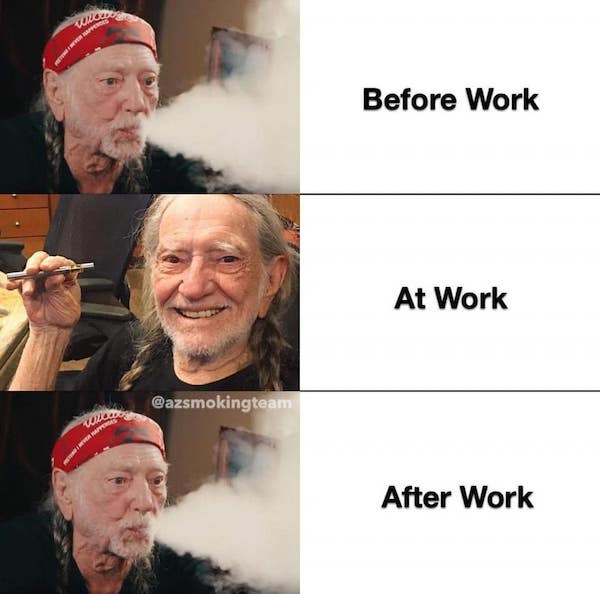 Your eyes are probably red if you're looking at these baked memes