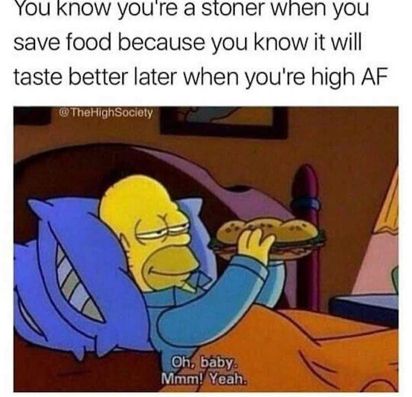 Your eyes are probably red if you're looking at these baked memes