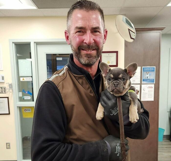 UPS drivers whose drives are made perfect by some furry friends