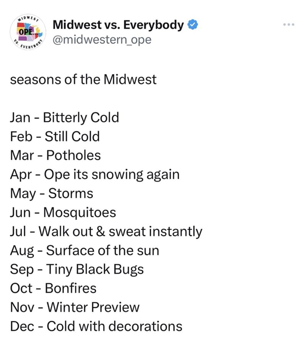 It's a Midwestern thing, and it's oddly beautiful