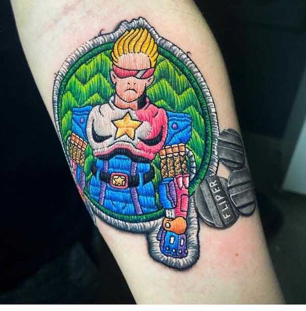 These patch tattoos are the most bad*ss things I've ever seen