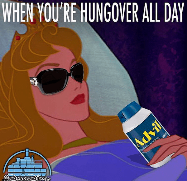 Disney, alcohol, and memes go together like whiskey and Coke