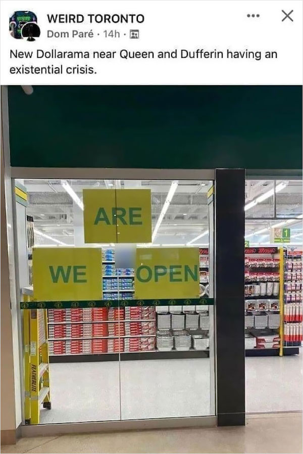 Whoever created these signs needs to learn about spacing for starters