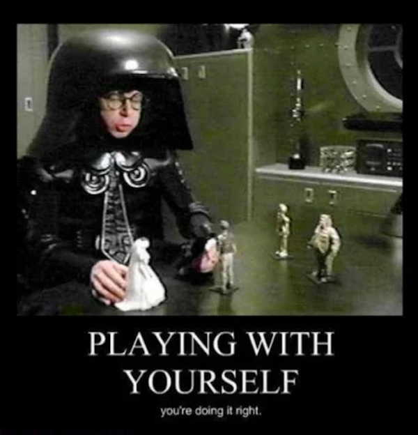 EPIC memes Battle...Dark HELMET vs. DARTH Vader Best GIFs 'n Photos