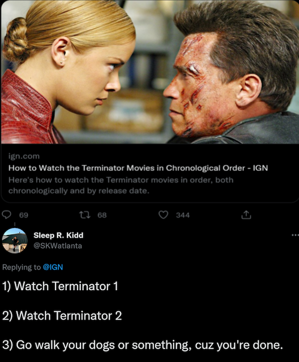 Terminator Movie Memes and Funny T2 GIFs Best Action Flick List