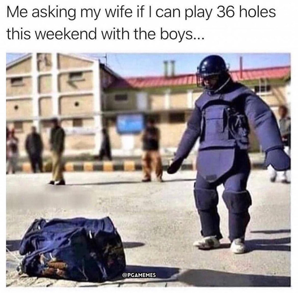 Tee up some golf memes while you watch The Masters