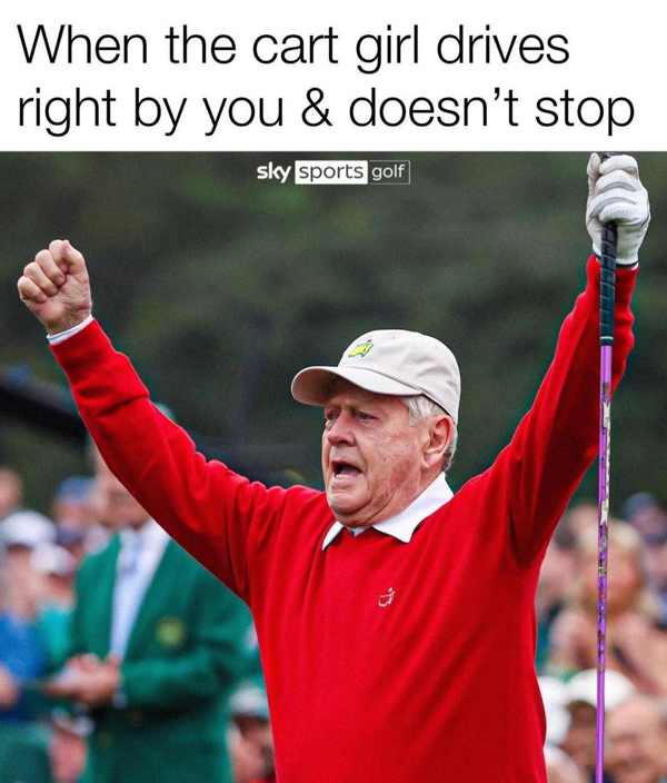Tee up some golf memes while you watch The Masters