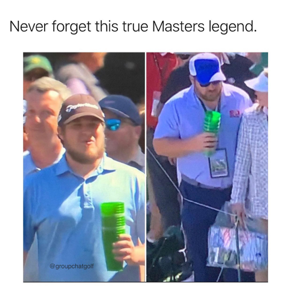 Tee up some golf memes while you watch The Masters